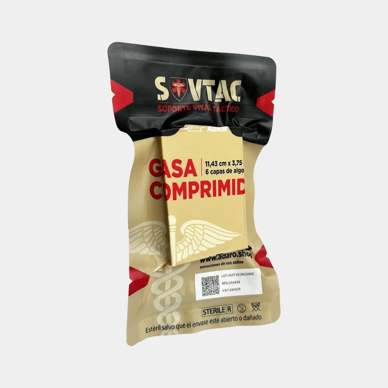Compressed Z-fold gauze quick response - SVTAC — SERMILITAR
